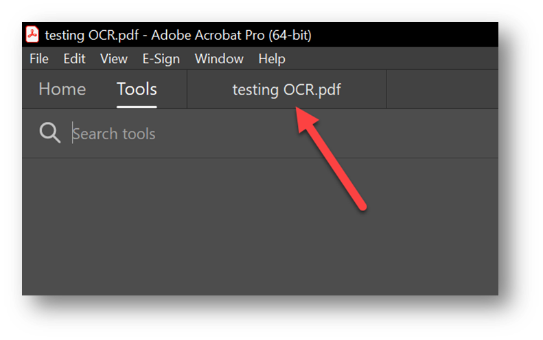 Using Adobe Acrobat Pro for OCR – MedWatch